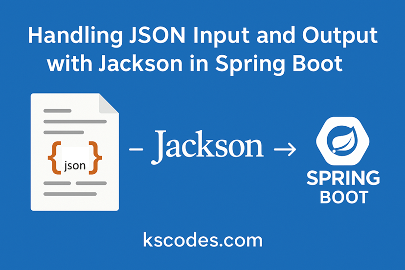 Handling JSON with Jackson in Spring Boot - KSCodes