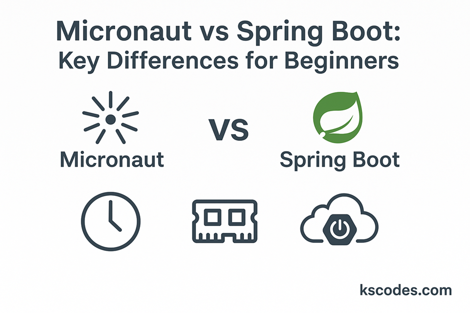 Micronaut vs Spring Boot: Key Differences for Beginners - KSCodes