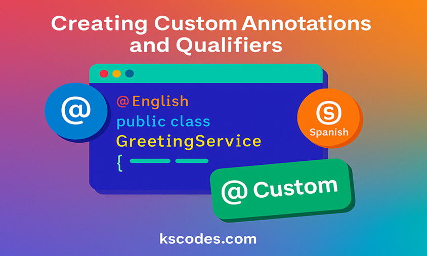 Creating Custom Annotations and Qualifiers in Micronaut - KSCodes