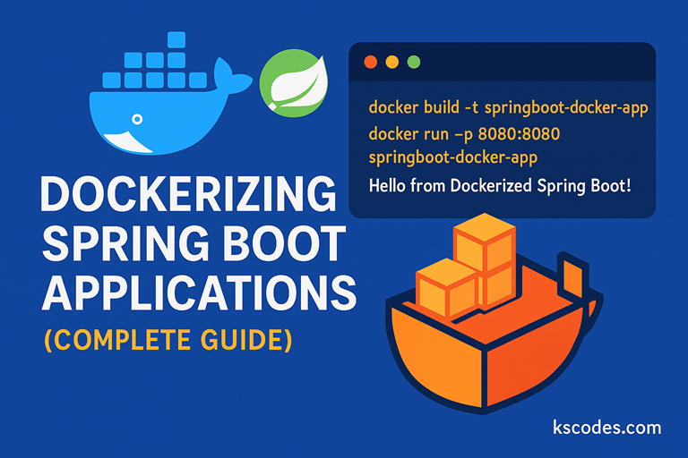 Dockerize Spring Boot Application (Complete Guide) - KSCodes